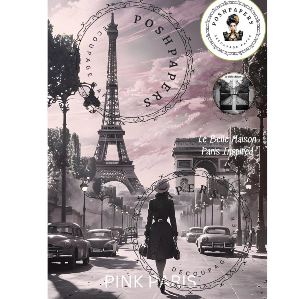 Posh Papers - PINK PARIS – Le Belle Maison